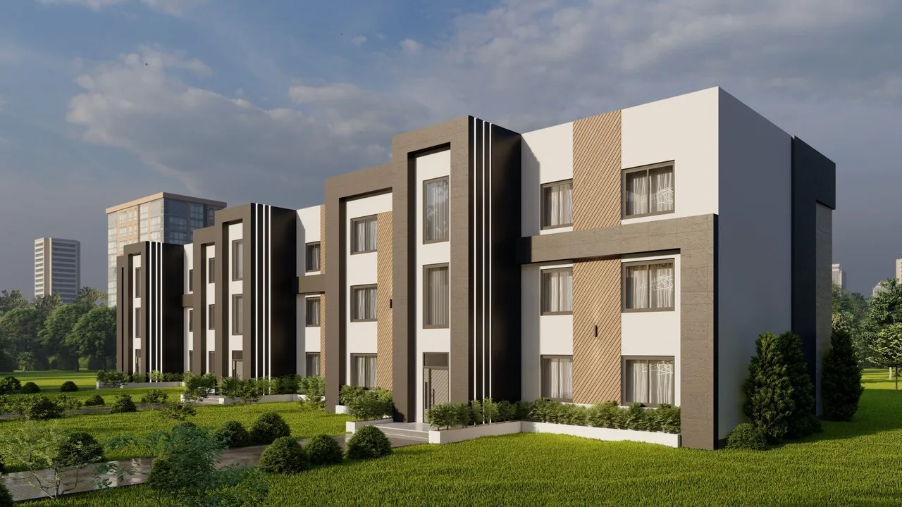 3 floors Apartment building